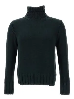 CUSTOMER LOVERS MAGLIONE LUPETTO IN LANA Verde