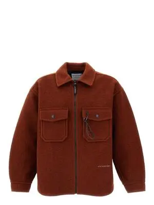 AND WANDER GIACCA ZIP IN LANA SHAGGY