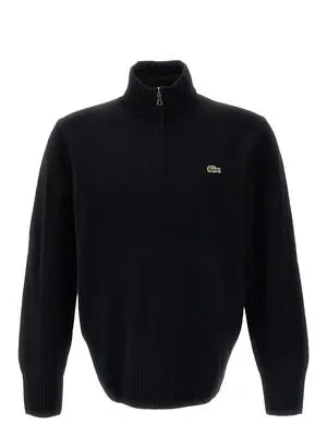 LACOSTE MAGLIONE A COLLO ALTO CON ZIP