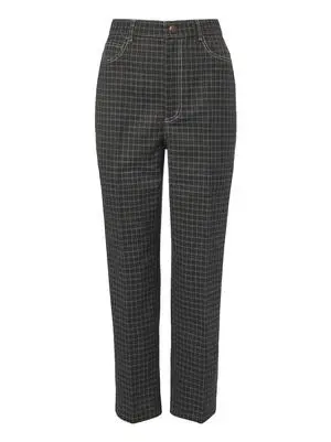 ACNE STUDIOS Checked Straight Pants