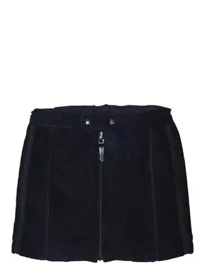 TOGA Zip-up Panelled Straight Short Skirt