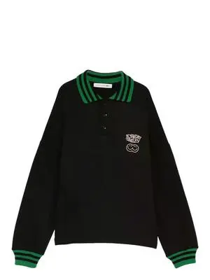 JOSHUA SANDERS Logo-embroidered Polo Shirt