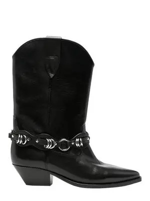 ISABEL MARANT ÉTOILE Duerto Ankle Boots With Rings