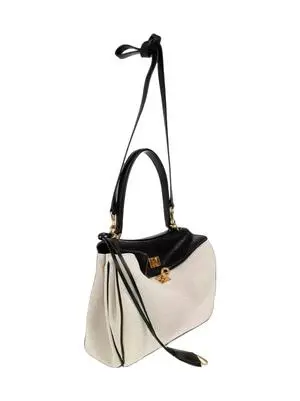 Balenciaga Rodeo Handbag Small In Beige/black Neutrals
