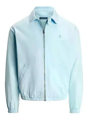 Polo Ralph Lauren Logo-embroidered Zip-up Jacket Blue