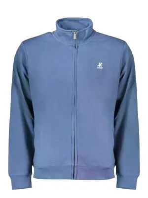 U.S. GRAND Logo-embroidered Zip-up Sweater