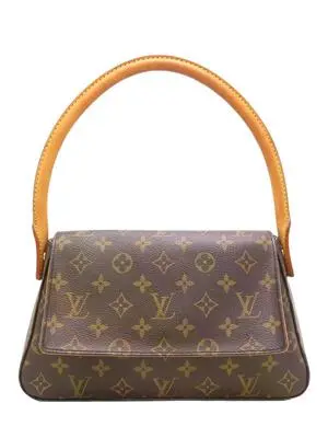 LOUIS VUITTON 2000-2026 Monogram Mini Looping Shoulder Bag - Brown