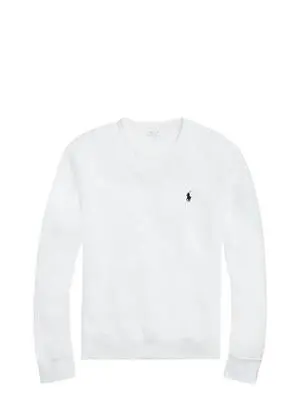 Polo Ralph Lauren Logo-embroidered Crew-neck Sweatshirt White