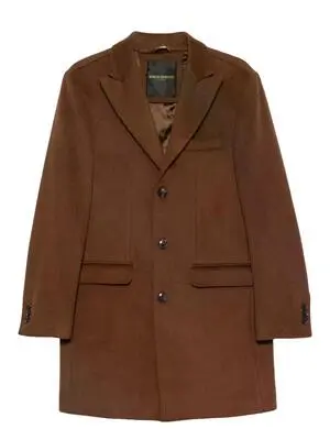 SERGIO MORETTI FIRENZE Single-breasted Notched-lapel Coat