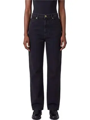 Khaite Abigail High-waisted Straight-leg Cotton Jeans Denim