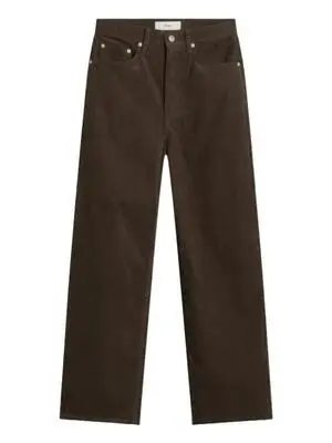 DUNST Dunst 90s Wide Corduroy Pants Brown
