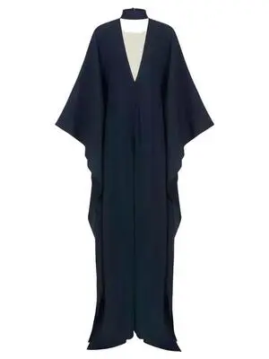 TALLER MARMO Ooo Crepe Maxi Dress Blue