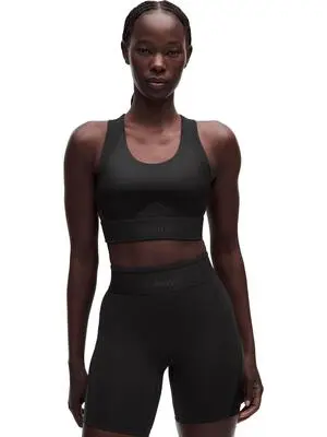 Lululemon License To Train Racerback Shine Bra Black
