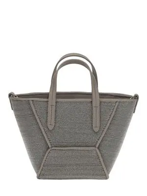 Brunello Cucinelli Bc Duo Mini Handbag Grey