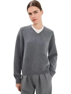 LISA YANG Cyrilla Cashmere Sweater Graphite