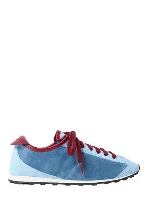 Jacquemus Jacquemus Men Les Tennis In Pelle Di Vacchetta Scamosciata Blue
