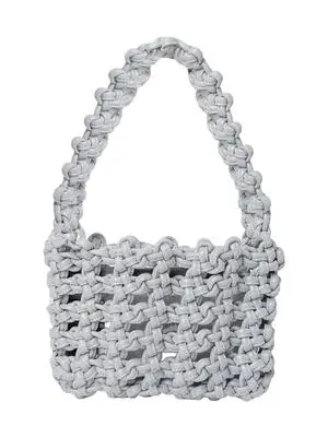 Kara Knot Armpit Shoulder Bag Silver