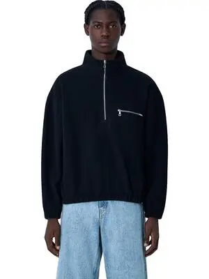 RIER Fleece Sweatshirt - Black