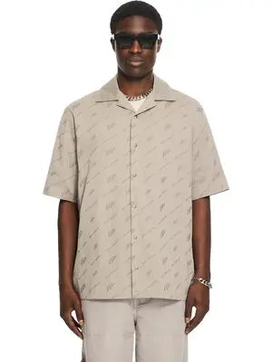 Off-White Owr Cotnyl Jacq Bowl Shirt - Multicolor