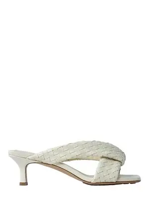 Bottega Veneta Riva Mule Sandals - Black