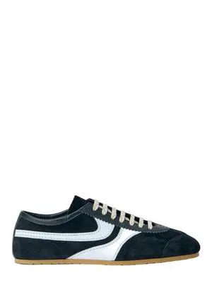Dries Van Noten Suede Panel Sneakers Black