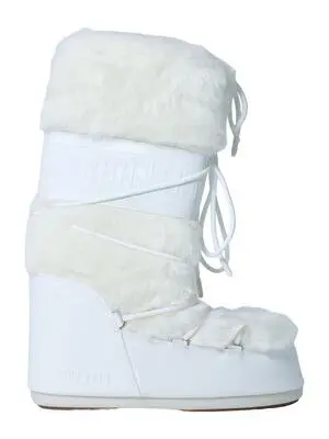 Moon Boot MB Icon Faux-Fur Boots White