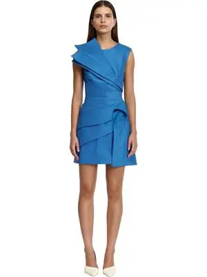 Acler KENLEY MINI DRESS Iris Blue