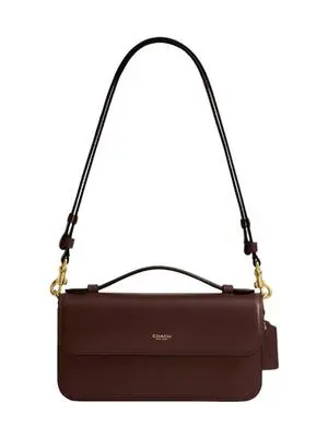 COACH New York Elora Top Handle Crossbody Bag - Brass/maple