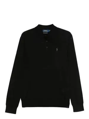 Polo Ralph Lauren Polo Pony Embroidered Polo Shirt Black
