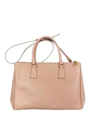 Prada Small Galleria Double-zip Tote Bag Neutrals