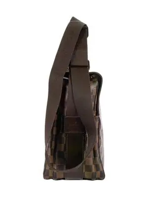 LOUIS VUITTON Naviglio Damier Ebene Shoulder Bag - Brown