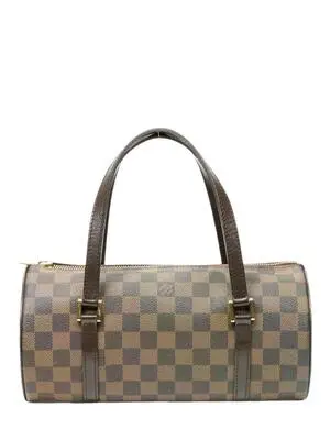 LOUIS VUITTON Damier Ebene Papillon 26t Tote Bag - Brown