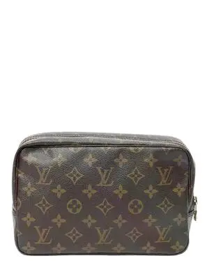 LOUIS VUITTON Monogram Make-up Bag - Brown