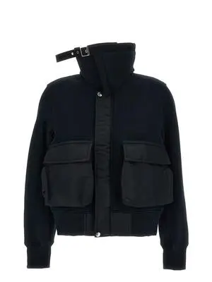 Sacai Sacai Women Sponge Sweat Hybrid Blouson Multicolor
