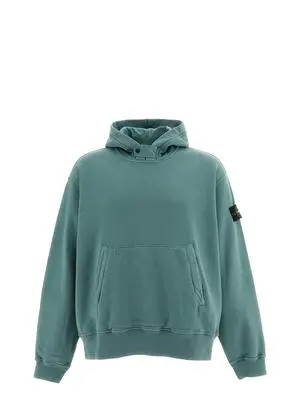 Stone Island Stone Island Men Oversized Brushed Organic Cotton Hoodie Multicolor