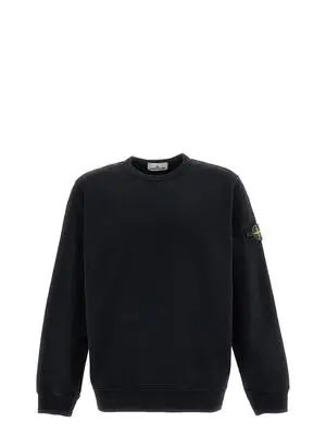 Stone Island Stone Island Men Brushed Organic Cotton Fleece Crewneck Sweatshirt Multicolor