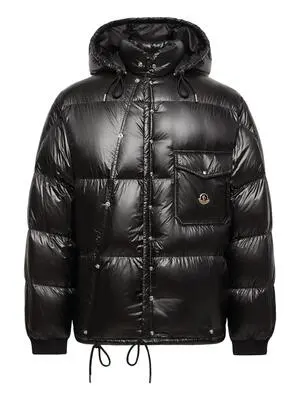 Moncler Karakorum Hooded Short Down Jacket Black