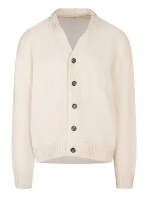 Gcds Gcds Logo Cardigan Bone/bone