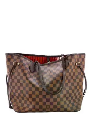 LOUIS VUITTON Neverfull Nm Damier Mm Tote Bag Brown