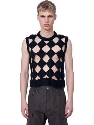 Rick Owens Sarutanya Tank Top - Black