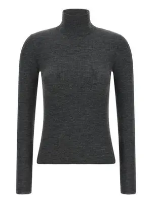 Max Mara Max Mara Women 'Cavallo' Turtleneck Sweater Gray
