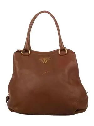 PRADA Vitello Daino Calf Leather Tote Bag