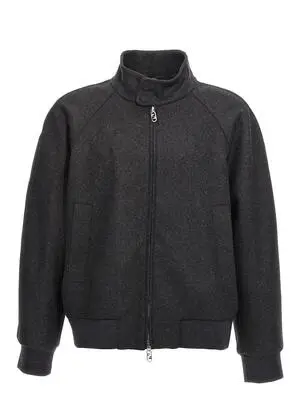 Fendi Cashmere Jacket Gray
