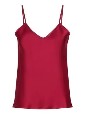 MAX MARA Envers Satin Camisole Top - Ruby