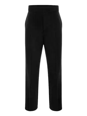 MACRON Asher Front-crease Track Pants Black