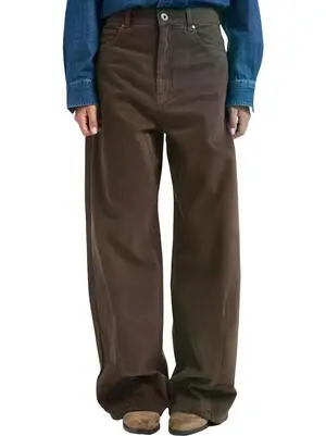 Max Mara Wide-leg Trousers Brown