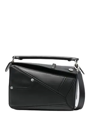 LOEWE Small Featherlight Puzzle Bag In Calfskin With Removable Strap