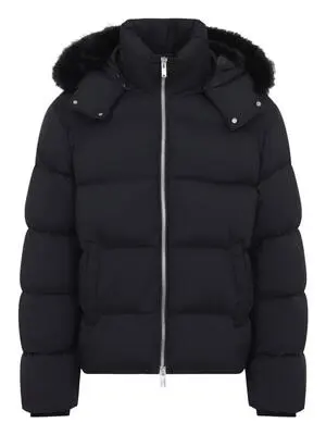 Moose Knuckles Everest Hooded Puffer Jacket - Black