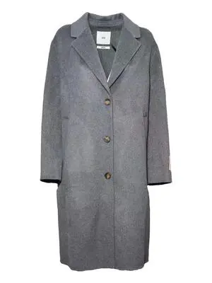 SOLOTRE Single-breasted Notched-lapel Coat