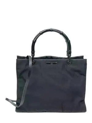 GUCCI Bamboo Top-zip Handbag